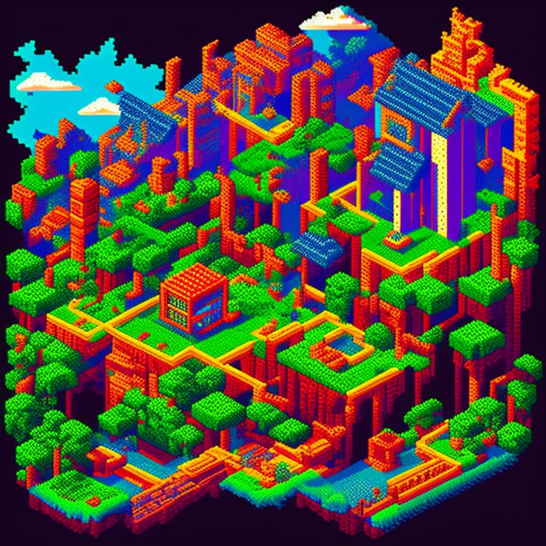 8 Bit Pixel Art Wallpaper