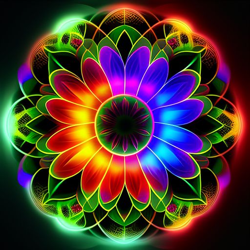 tasty-gnat619: Luminogram flowers rgb 3d