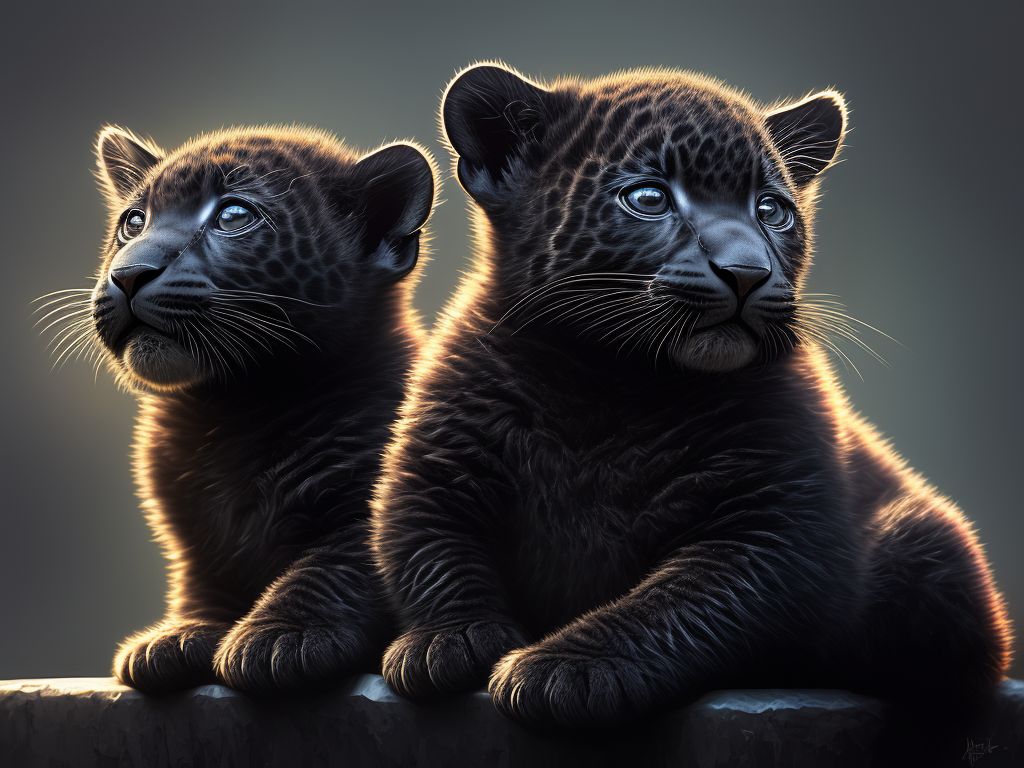 Black Jaguar Cubs