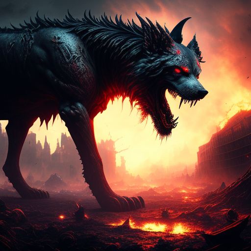 Hellhound Wallpaper
