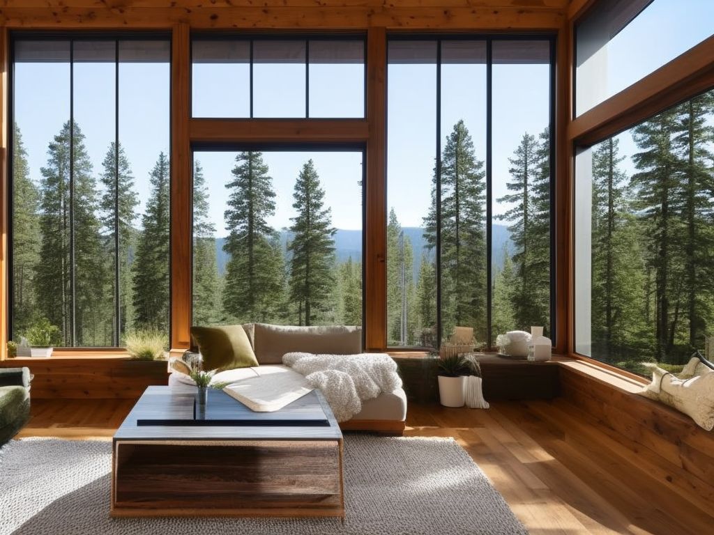 Log Cabin Window Inside