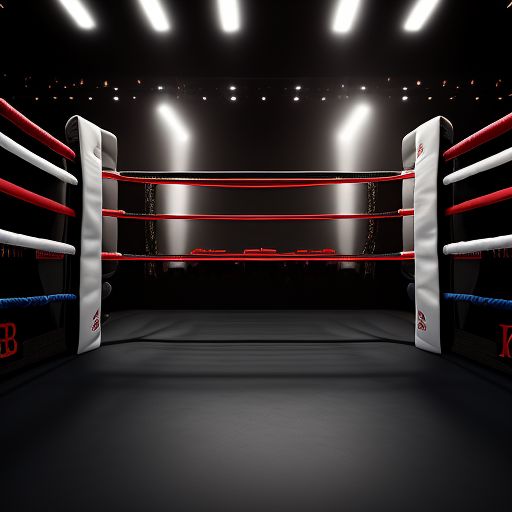 basic-eel595: boxing ring with BK initials