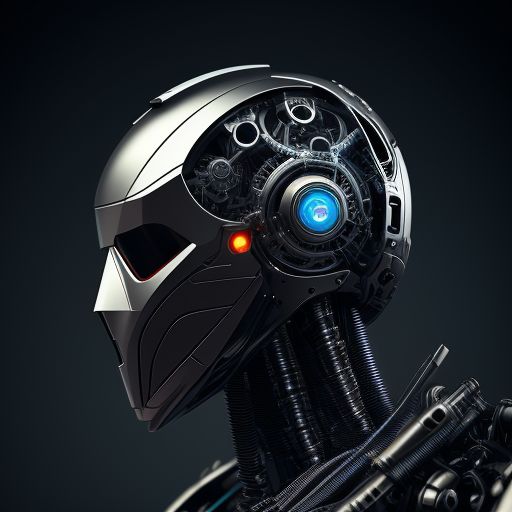 IntrepidBytes: AI robot, futuristic, mechanical head, organic human ...