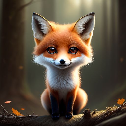 coskun-u: a cute cute fox