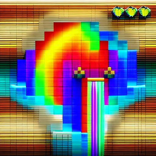 Pixel Art Templates Rainbow Dash