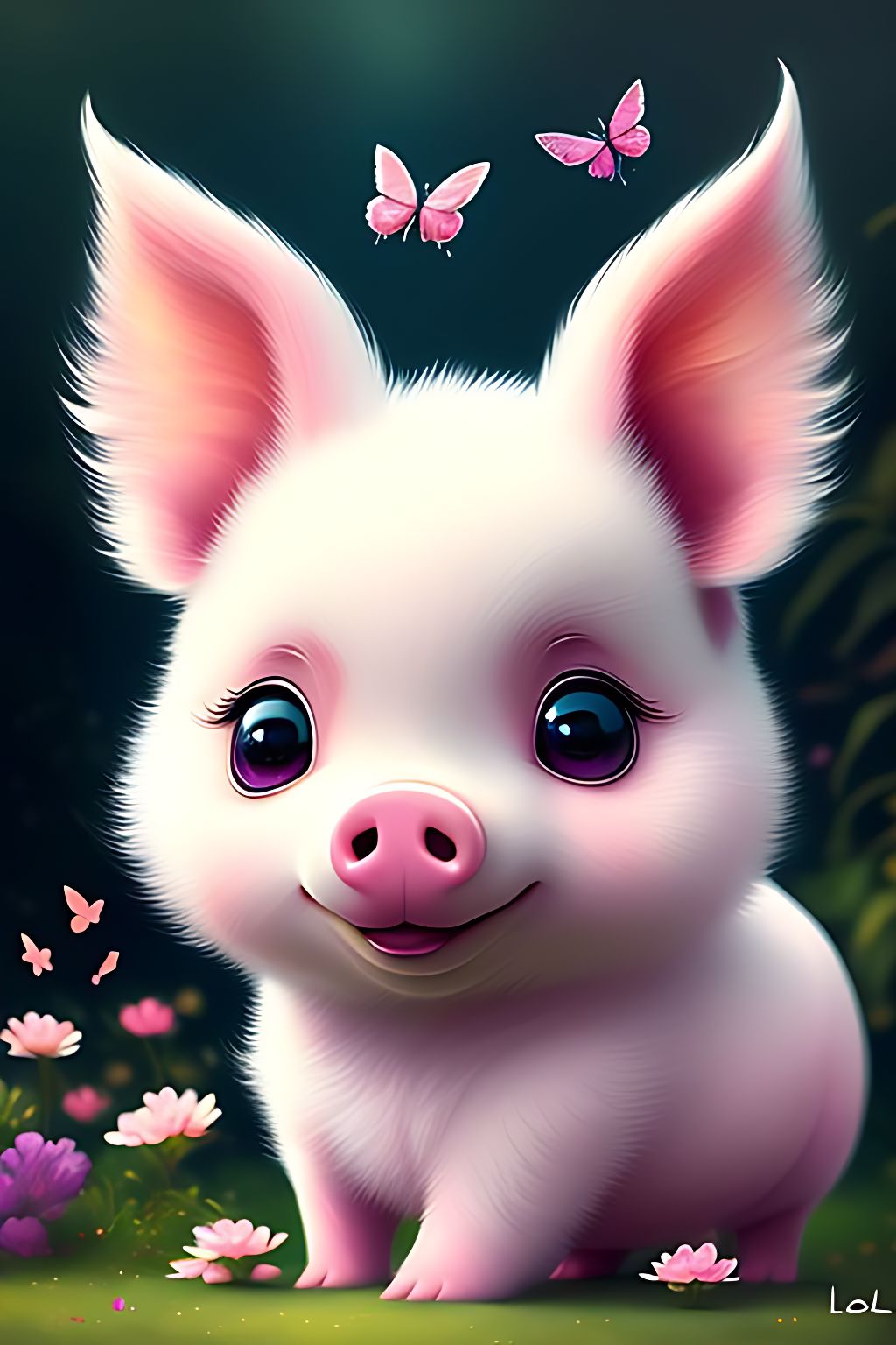 Baby Piglet Wallpaper