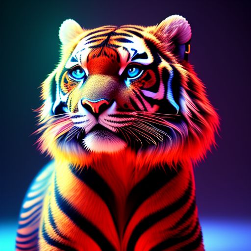 Arshadkhan: isometric tiger
