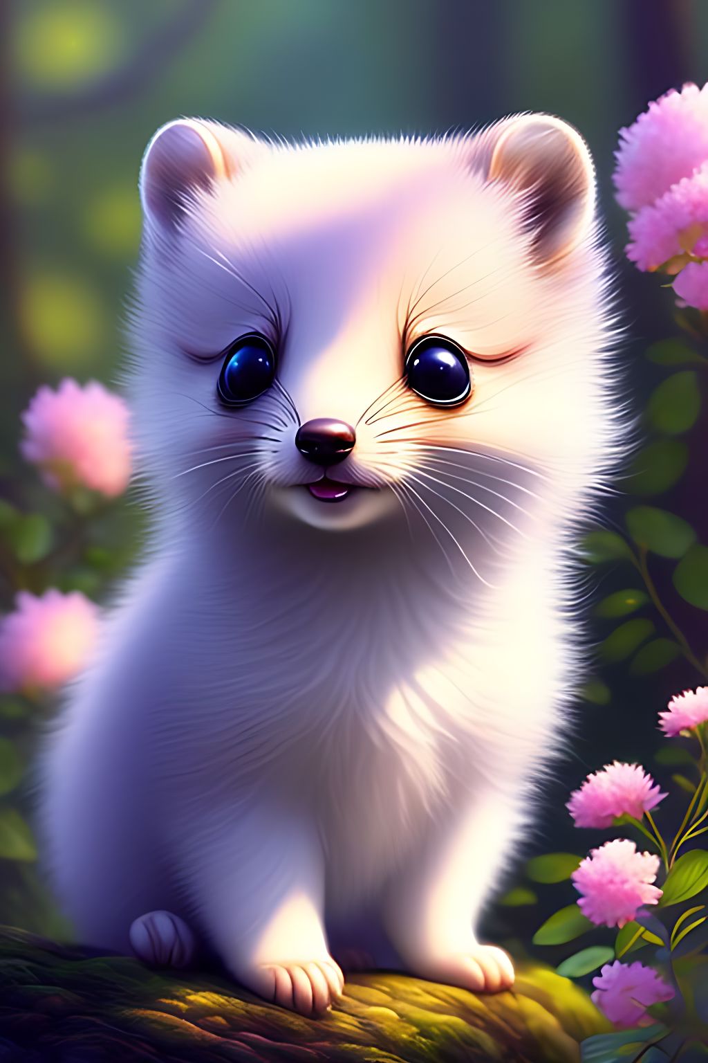 Cute Baby Weasels