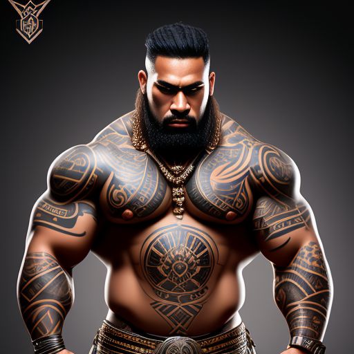 Polynesian Warrior Drawings