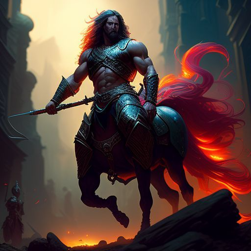 measly-clam336: Centaur fighter dark brooding