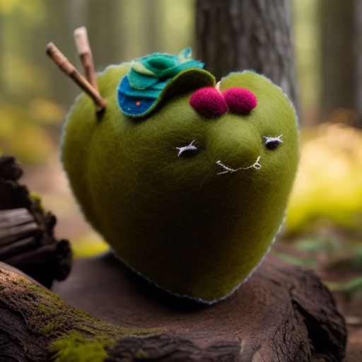 royal-moose938: Forest Animals in Felt: A highly detailed diorama ...