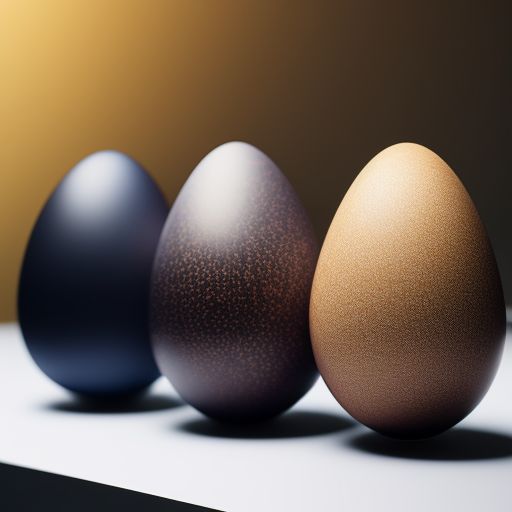 TihoMir17: Realistic easter eggs on the desktop in a modern house