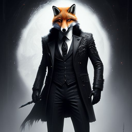 milky-snake480: a humanoid fox in the 60s wearing a scruffy suit