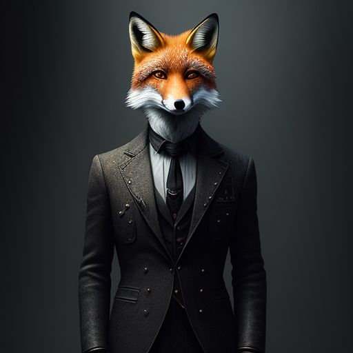 milky-snake480: a humanoid fox in the 60s wearing a scruffy suit