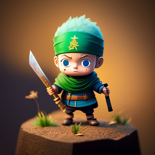 purple-duck816: Zoro one piece as a baby, full body.