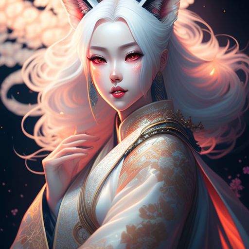 White Kitsune