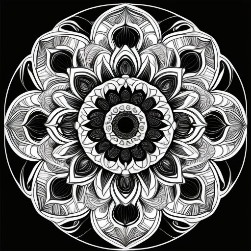 filthy-eland506: pattern sunflowers line art