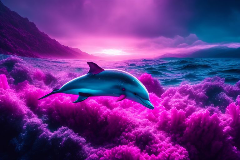 Pink Dolphin Wallpaper