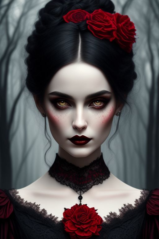 Gothic Vampire Eye Makeup
