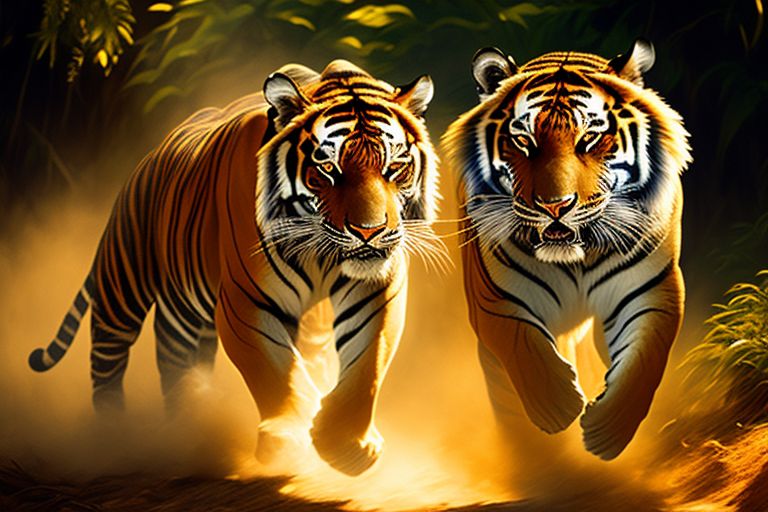 Attacking Tiger 1080p