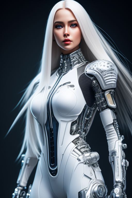 Cris: cybernetic full body plugsuit fighting action stance beautiful ...