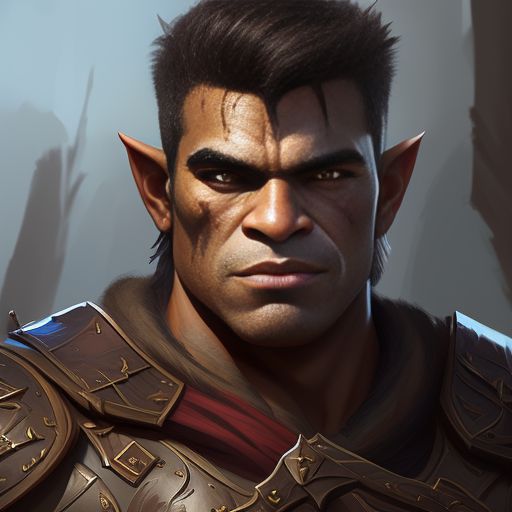 Half Orc Barbarian Maul