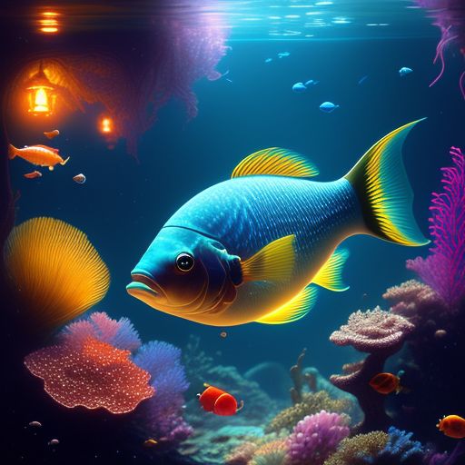 Golden Fish Wallpaper Hd