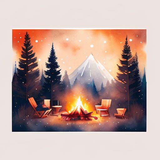 fluid-eagle484: camp fire , bright colors