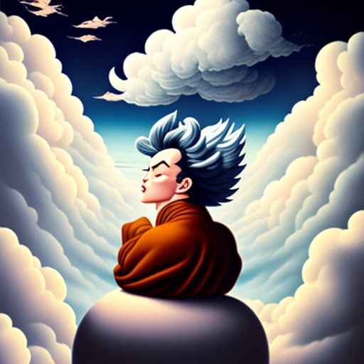 Goku Eating Clouds