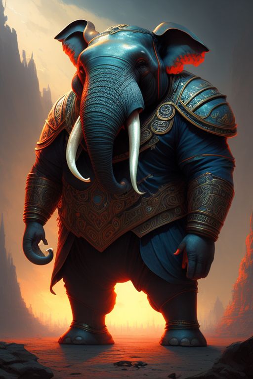 Anthropomorphic Elephant