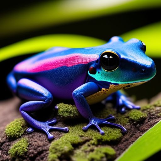 Neon Poison Dart Frog