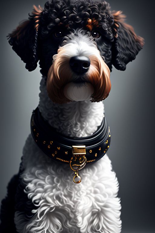 Black And White Poodle Terrier Mix