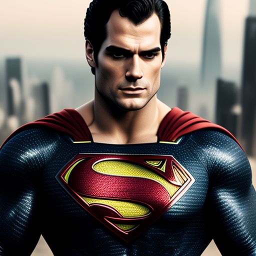Vparratv: Henry Cavill is superman, detailed face, add a city ...