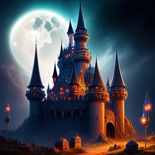 Dull Cartoon Castle