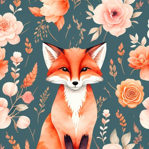 bleak-clam620: Seamless pattern fox