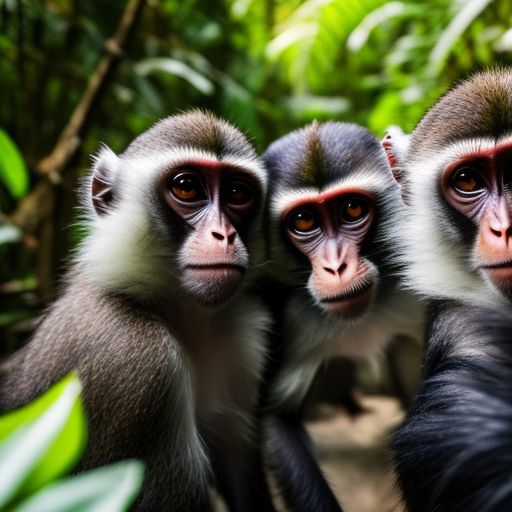 Three Monkey Selfie