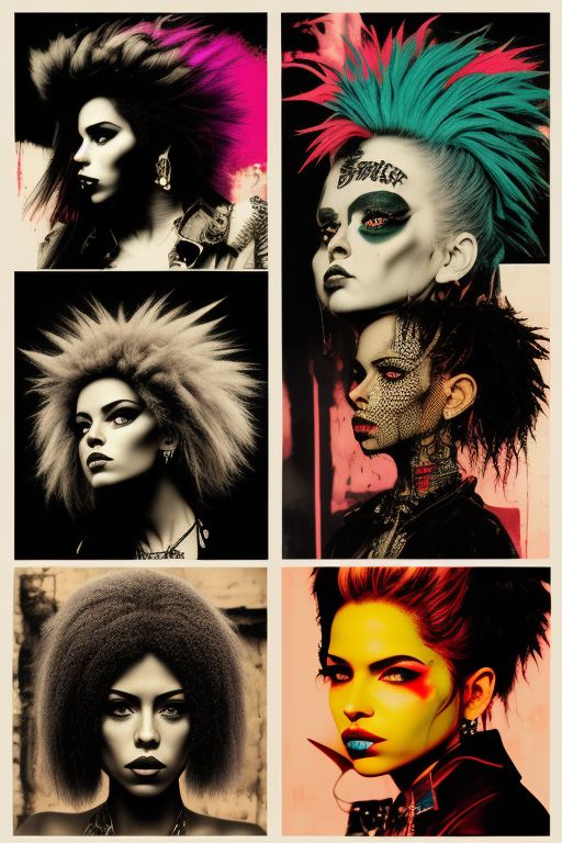 80S Punk Rock Makeup | Saubhaya Makeup