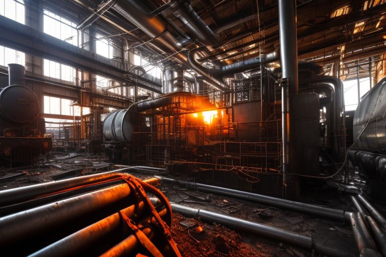 Steam Engine Industrial Revolution For Factories