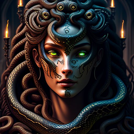Beautiful Medusa Wallpaper