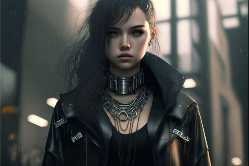 mazinho467: Beautiful Japanese Girl, black clothes, Matrix style, high ...