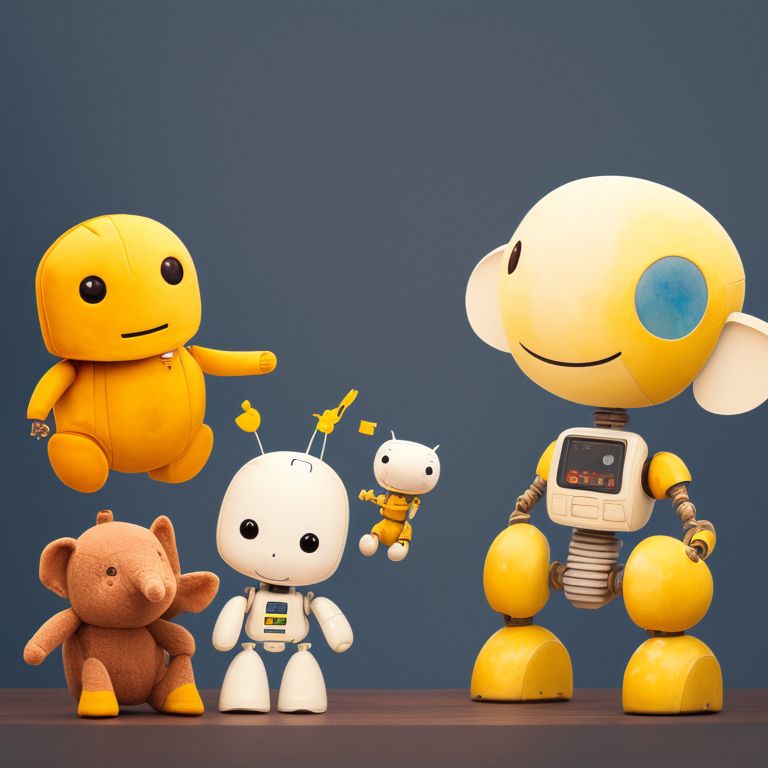 absolute-rat761: A happy little yellow robot with big eyes and a smile ...