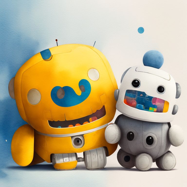 absolute-rat761: A happy little yellow robot with big eyes and a smile ...