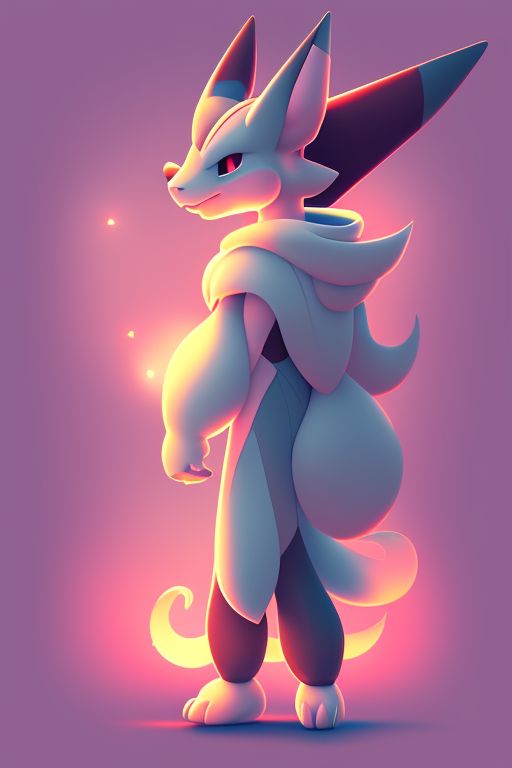 Mewtwo And Lucario Fusion