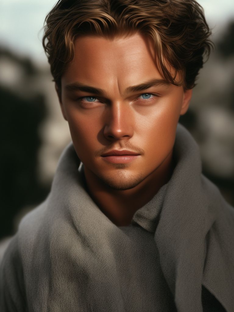 Leonardo Dicaprio With Brown Eyes