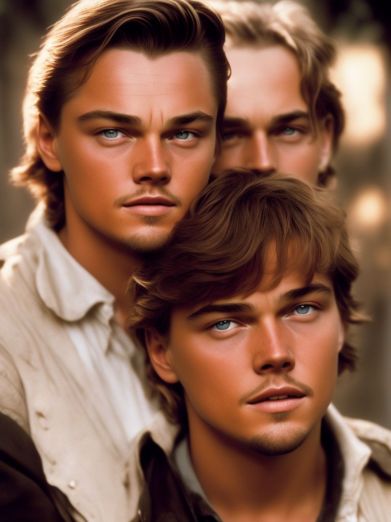 Leonardo Dicaprio With Brown Eyes
