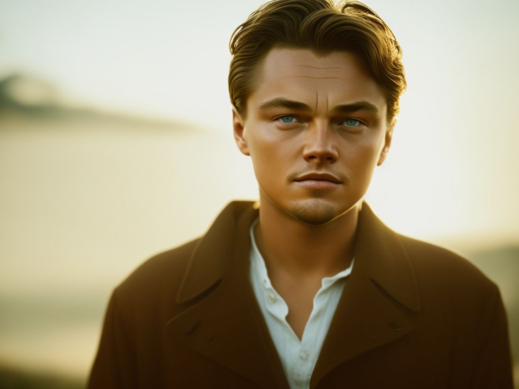 Leonardo Dicaprio With Brown Eyes