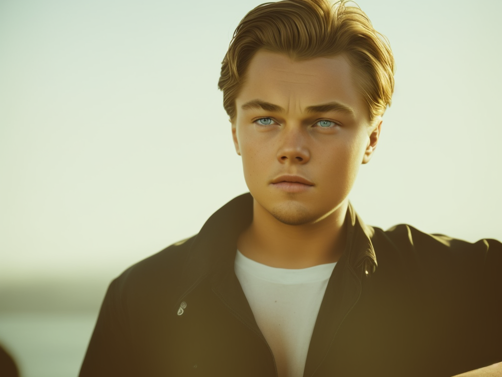 Leonardo Dicaprio With Brown Eyes
