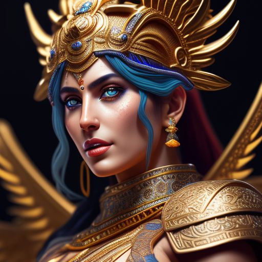 Athena Greek Goddess Face