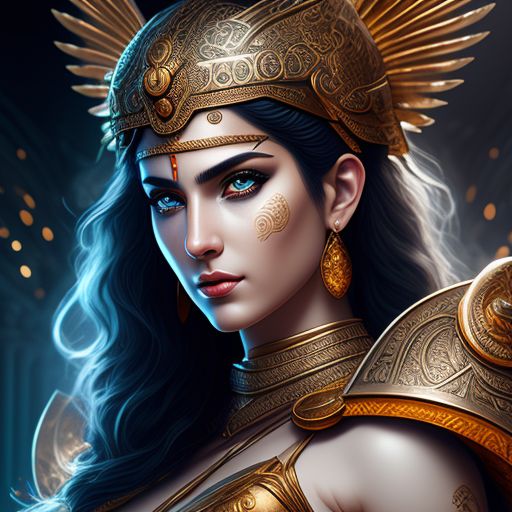 coburghills: Athena Greek goddess full body armor shield white toga ...