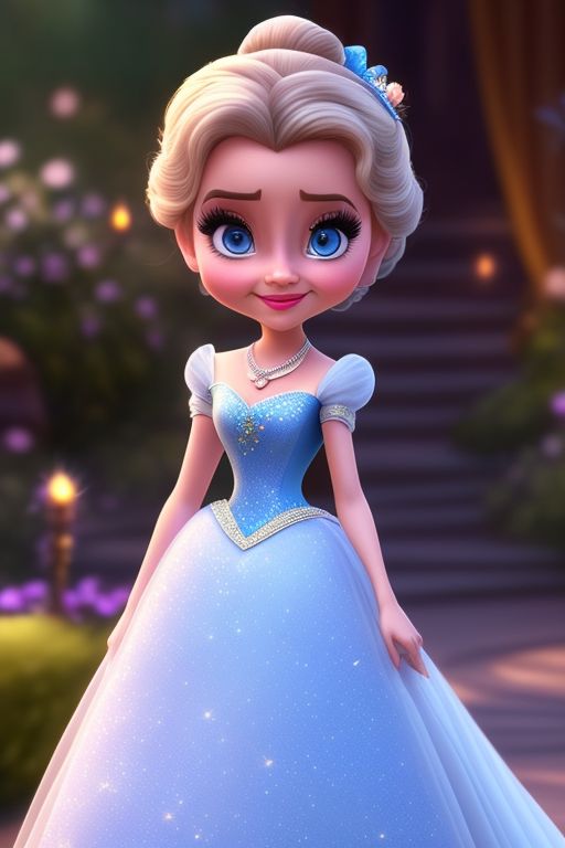 Chibi Disney Princess Cinderella